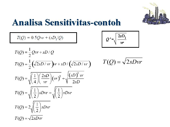 Validasi Model Analisis Sensitivitas dan Implementasi Solusi Pemodelan
