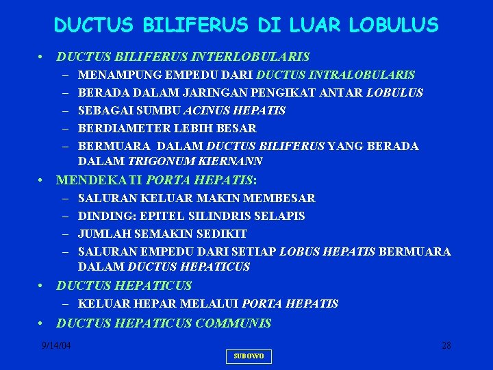 ALATALAT METABOLISME RUSDI AZIZ Bag Histologi FK Unand