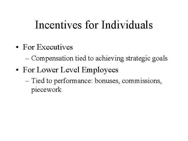 HRM 601 Organizational Behavior Session 6 Motivational Applications