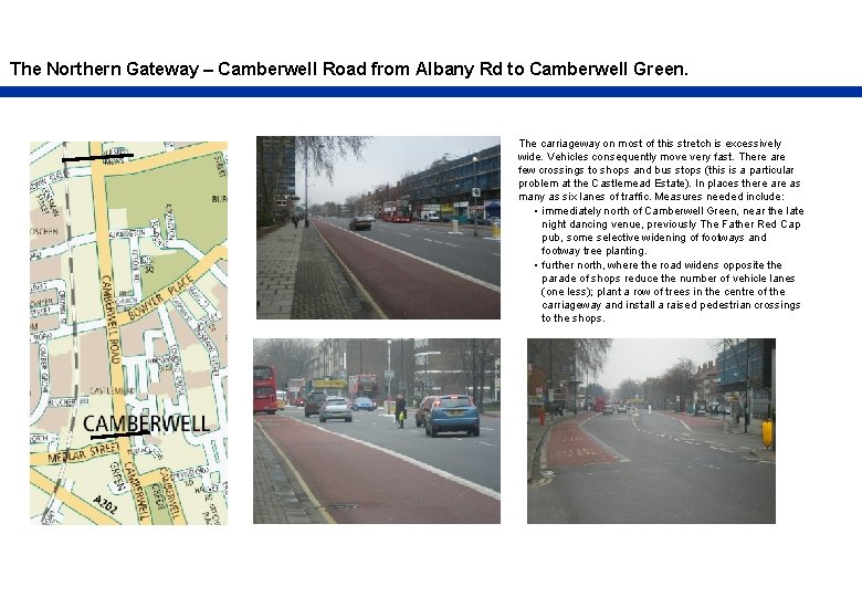 Vision For Camberwell Improving Streets and Public Spaces