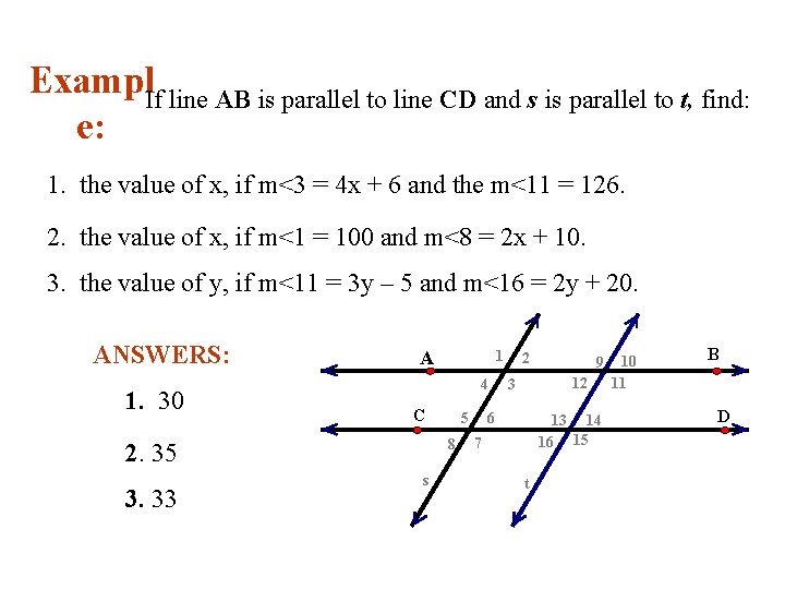 MCC 8 G 5 Angles and Parallel Lines
