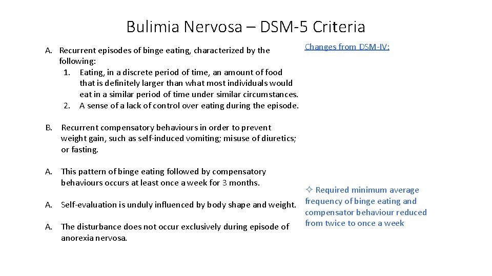 Body Dissatisfaction and Eating Disorders Developmental Factors The