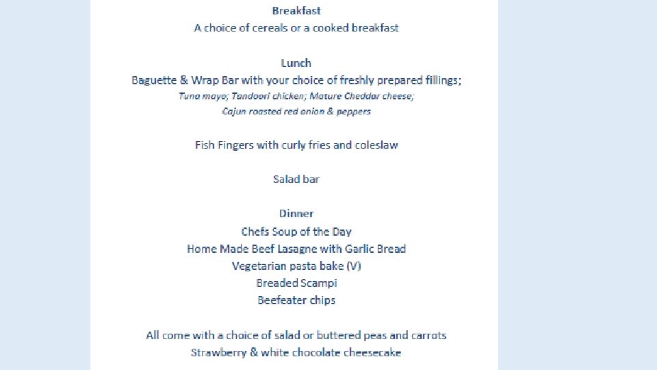 Condover Hall 2018 Let the adventure begin Staffing