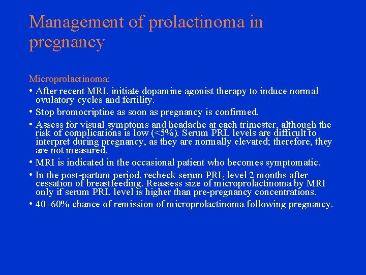 Pituitary Causes of female infertility By Dr Mohammad