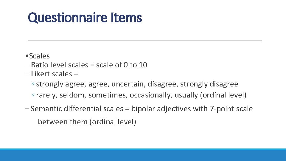 Instrumentation Overview Measuring Caring in Nursing Instrumentation ...