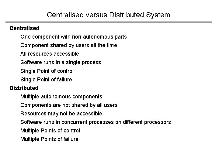 Advanced Distributed Systems Concurrency Pablo de la Fuente