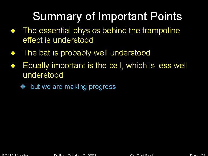 The Trampoline Effect What is it all about