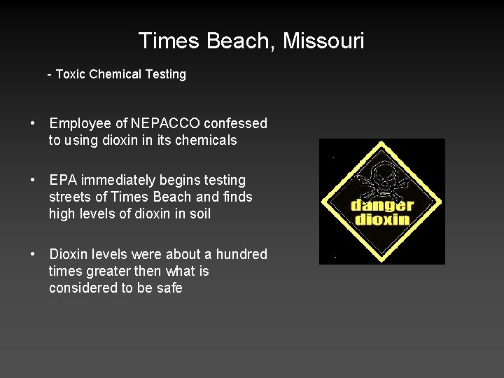 Times Beach Missouri A Toxic Ghost Town Diogo