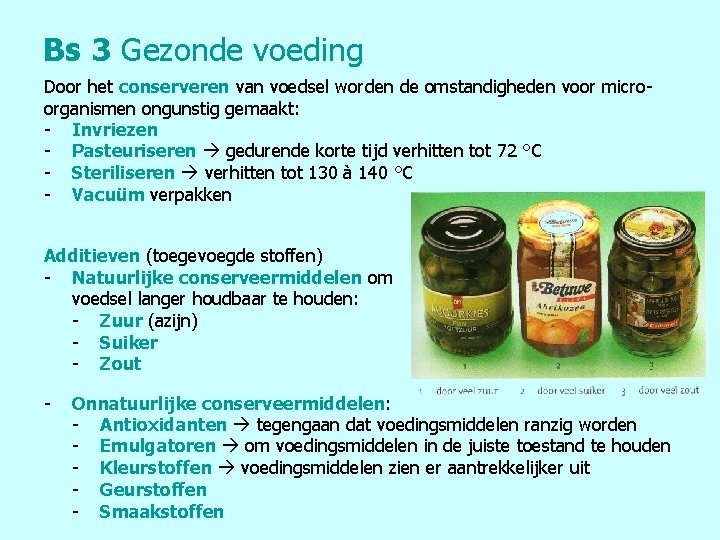 Thema 4 Voeding en vertering In dit thema