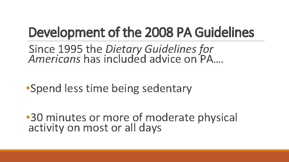 Health Benefits of Meeting Current Physical Activity Recommendations