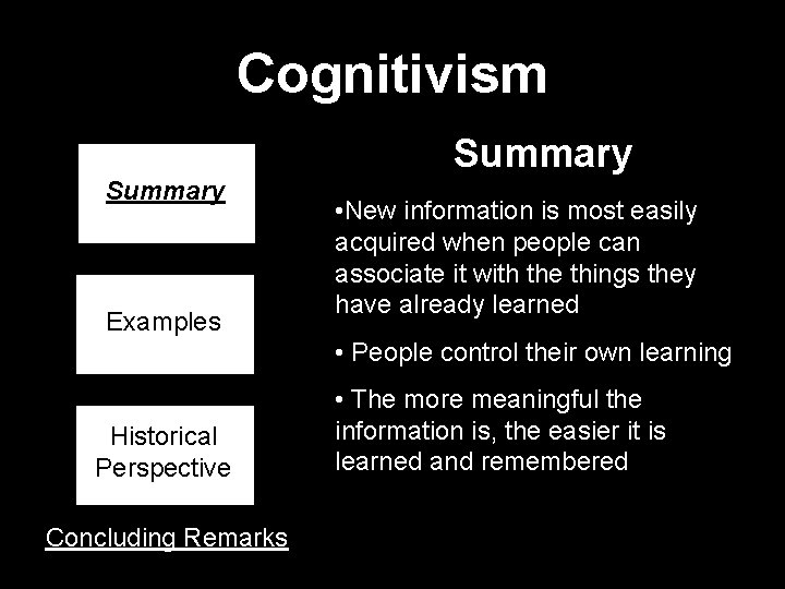 Cognitivism Will you remember Renee Talmich and Ryan