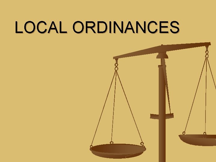LOCAL ORDINANCES ORDINANCE NO 790 AN ORDINANCE TO