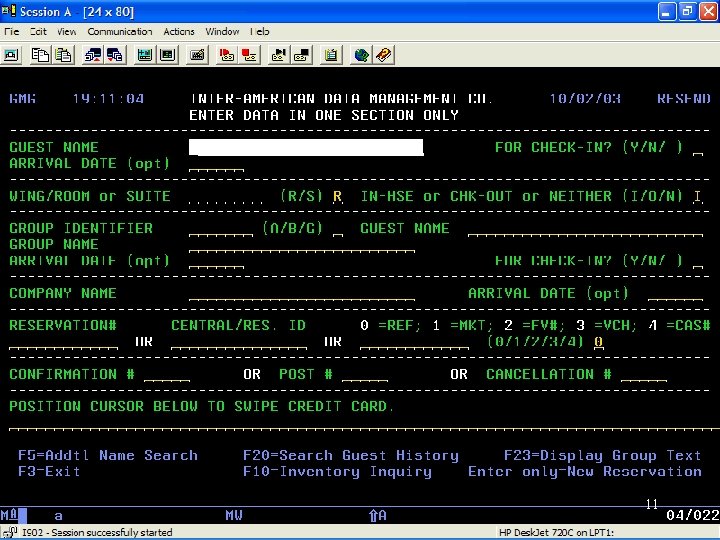 Overview of Hotel Systems Pearl Brewer Ph D