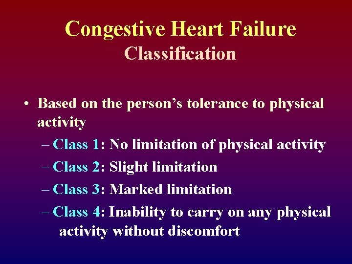 Congestive Heart Failure Congestive Heart Failure Definition Impaired