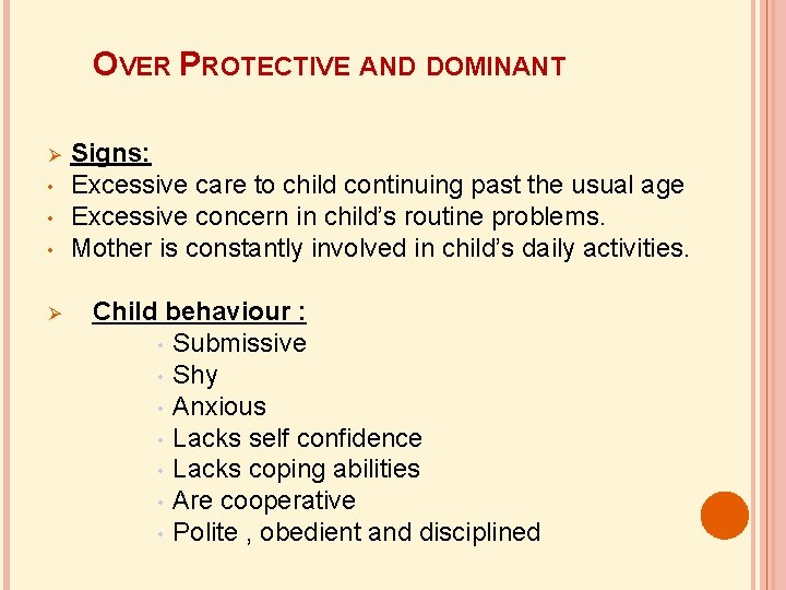 FACTORS AFFECTING CHILDS BEHAVIOUR IN DENTAL OFFICE FACTORS