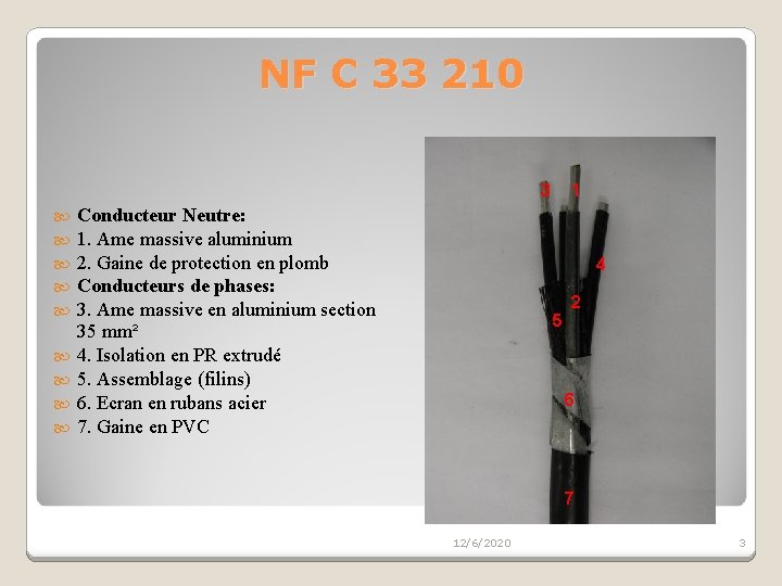 Cbles Branchements 1262020 1 NF C 33 210