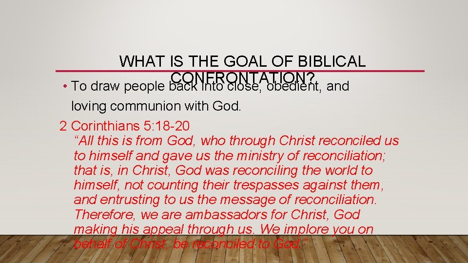 Group Discussion Share about the gospel scenario you