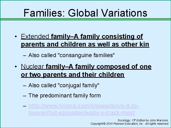 Family Sociology 13 h Edition by John Macionis
