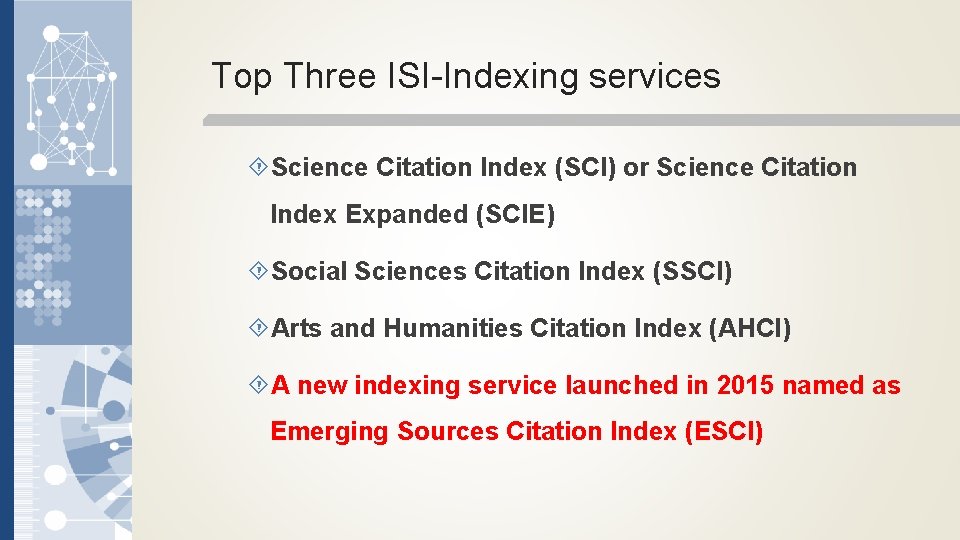 Publishing Papers in ISIIndexed Journals Tips and Tricks