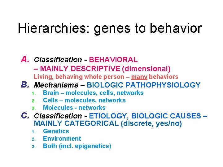 Autism Spectrum Disorders Isabelle Rapin Seminar on developmental