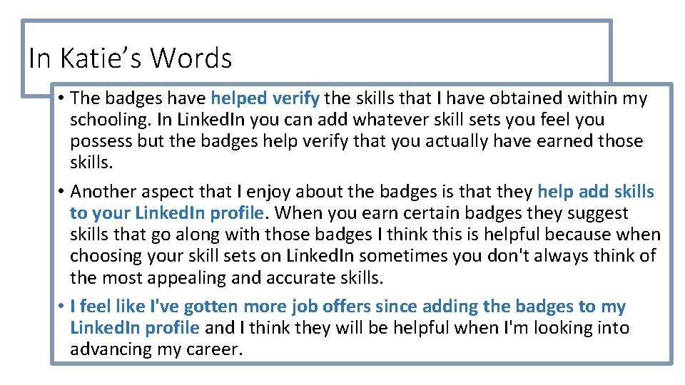Using Digital Badges to Increase Student Success Badges