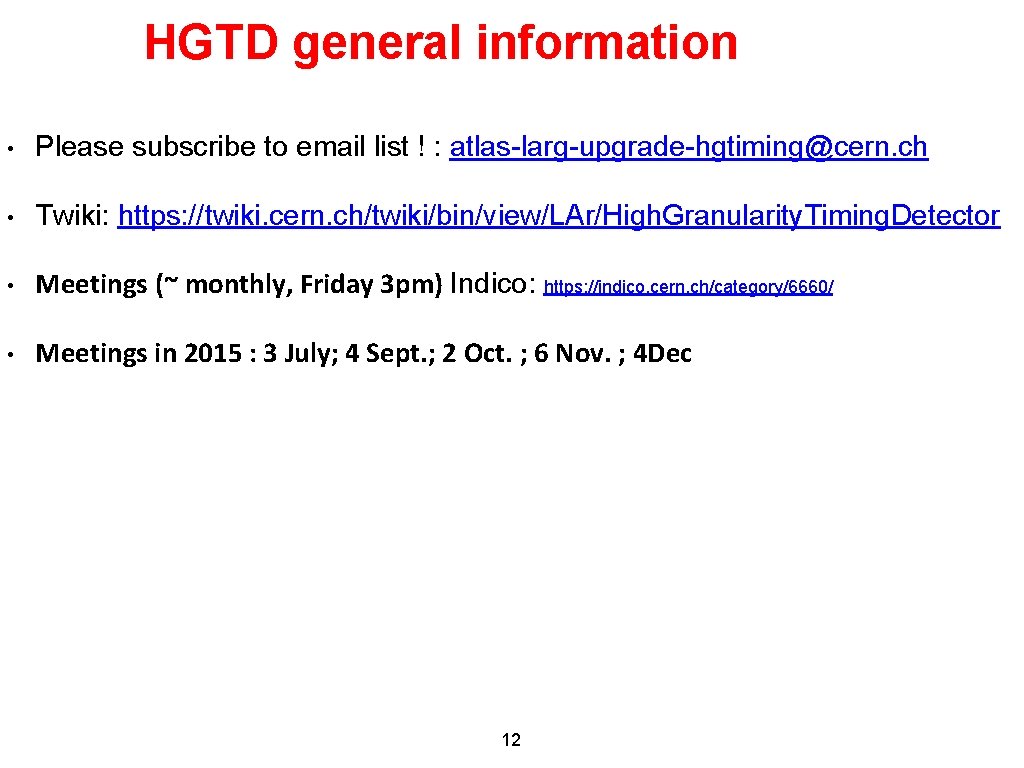 HGTD High Granularity Timing Detector project Status Plans