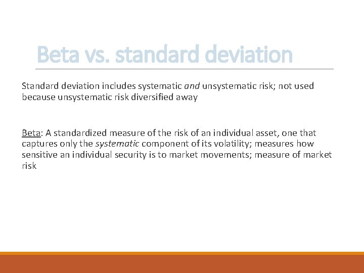 Capital Asset Pricing Model LECTURE 8 Introduction Modern