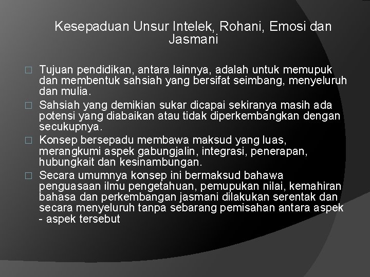 CIRICIRI PEMBENTUKAN KURIKULUM OLEH MOHAMMAD HAMDAN BIN ROZALI