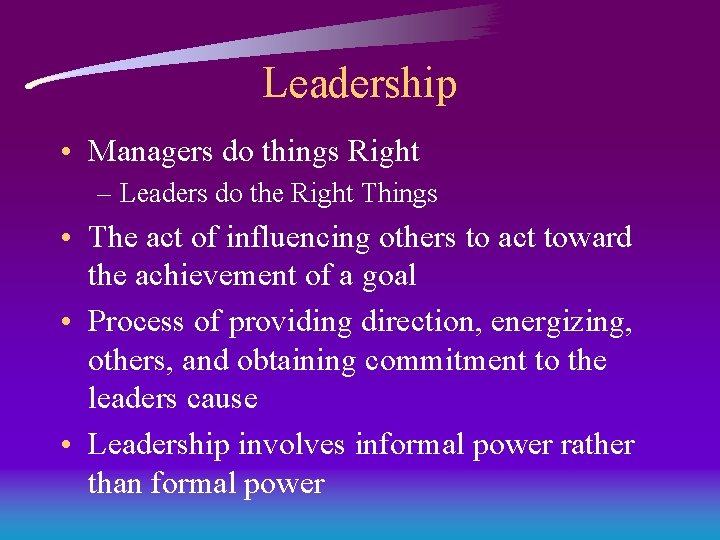 Leadership Is it important to have good leaders