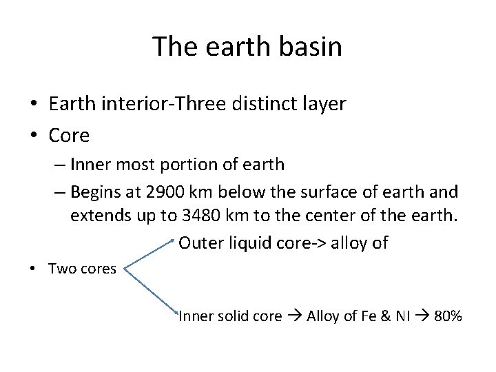 Earth and ocean basin Introduction Distribution of sea