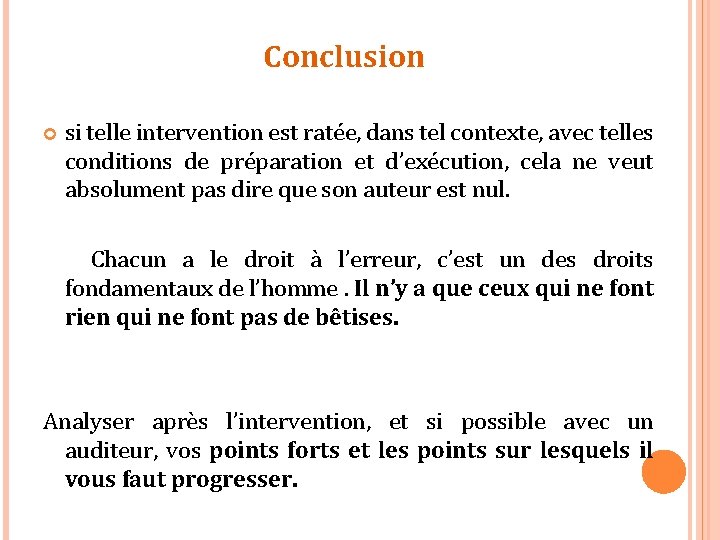 EXPRESSION ORALE Mieux comprendre le trac pour mieux