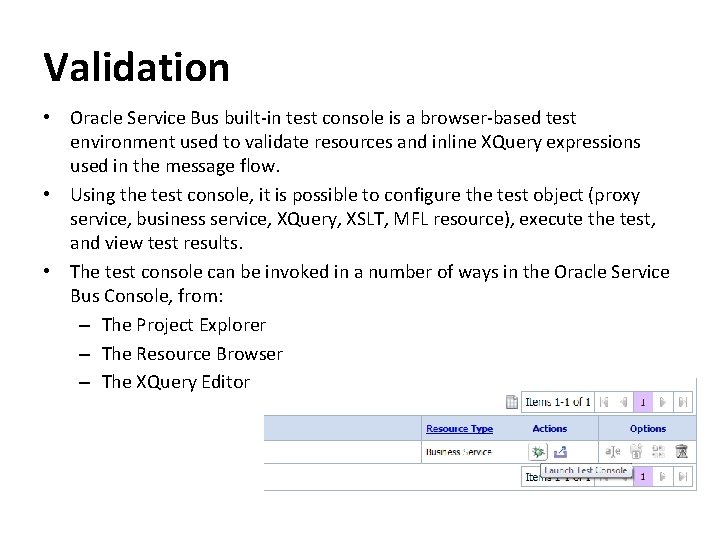 Oracle Service Bus Oracle Service Bus Core Features