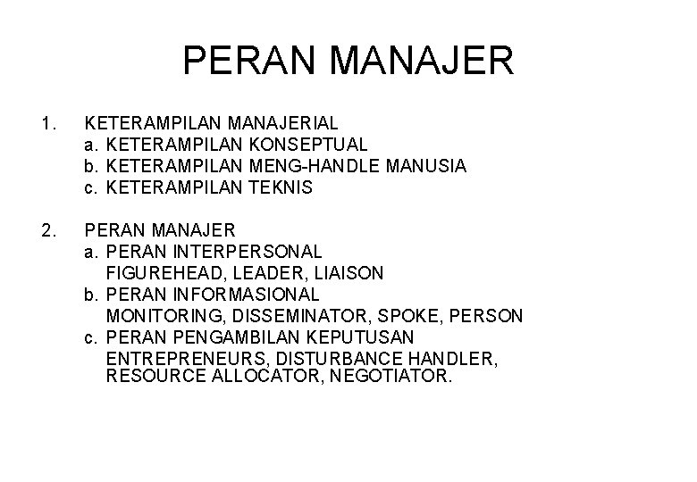 TUGAS DAN FUNGSI MANAJER 1 MEMAHAMI MISI PERUSAHAN