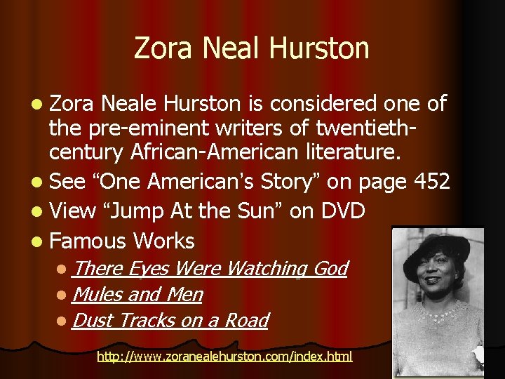 The Harlem Renaissance Section 4 l The Great