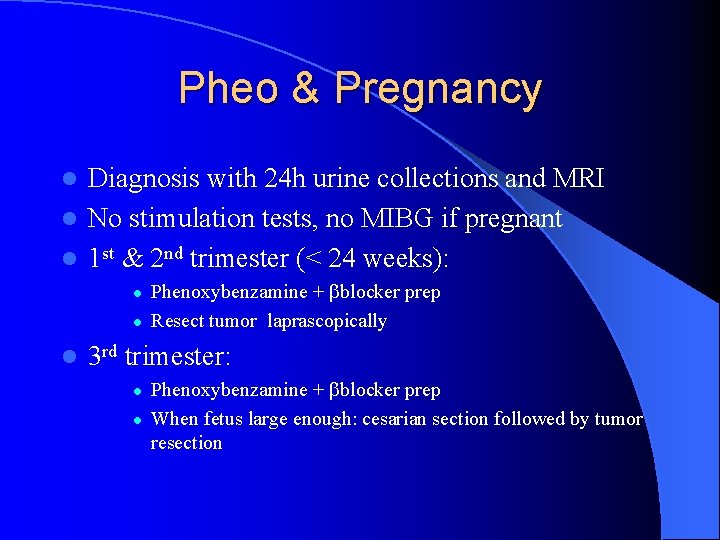 Anesthetic Implications of Pheochromocytoma Cushing syndrome Addisons ...