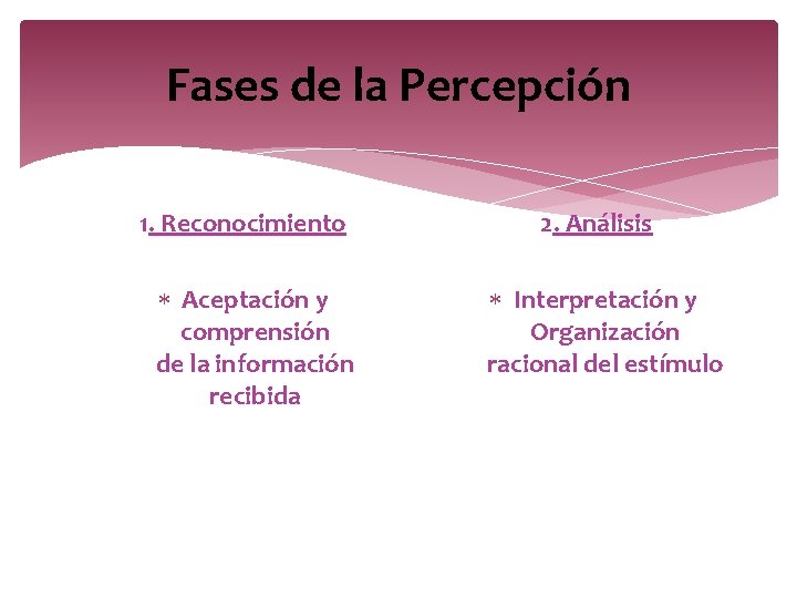 Proceso perceptual en el desarrollo del aprendizaje Sensacin