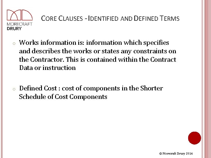 NEC 3 PART 1 By Trevor Drury Morecraft