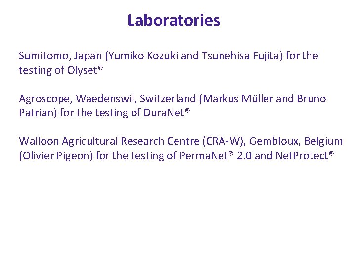Development of a CIPAC washing method for longlasting