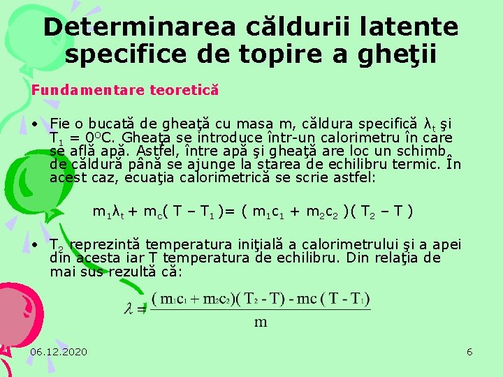 PROIECT DIDACTIC Topirea Solidificarea Realizat de prof Lazr