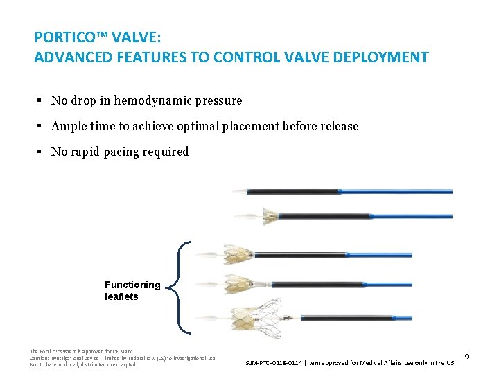2018 GLOBAL PORTICO PROGRAM UPDATE Portico Transcatheter Aortic