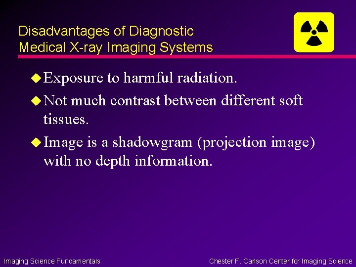 Medical Xray Imaging System Imaging Science Fundamentals Chester