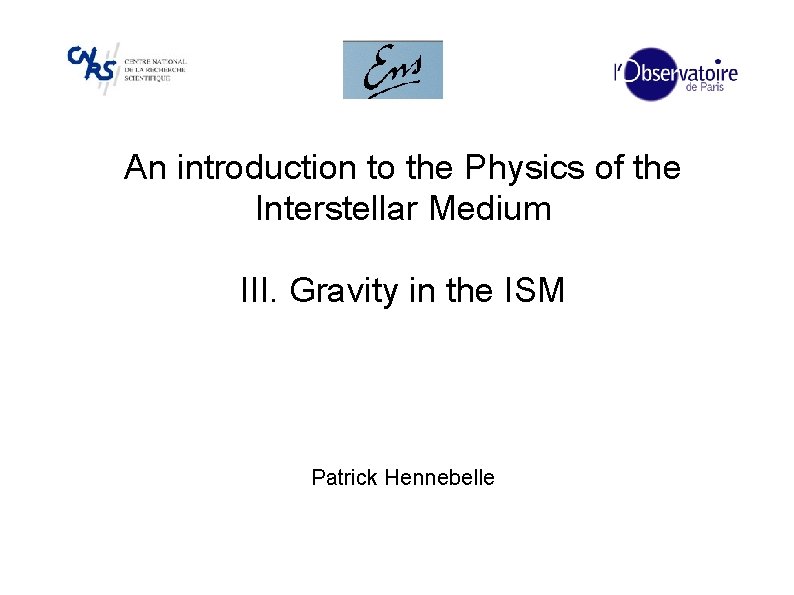 An introduction to the Physics of the Interstellar