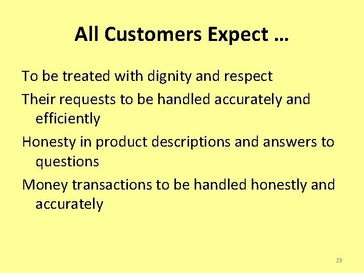 Service The Heart of Hospitality Principles of Hospitality