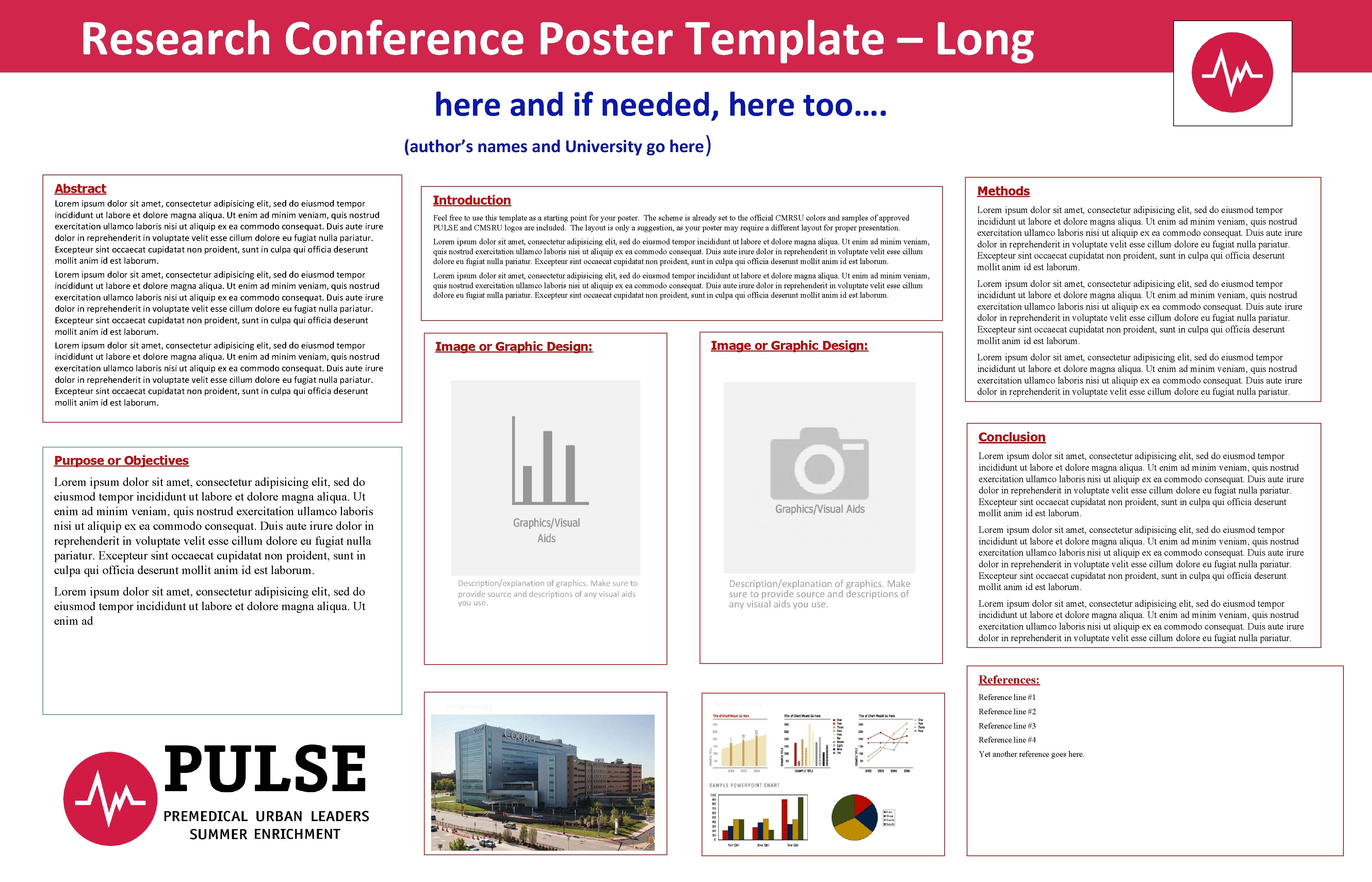 Research Conference Poster Template Long title goes here