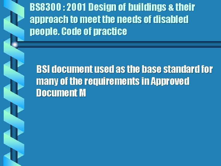 Disability Discrimination Act 1995 The Background Dec 1996