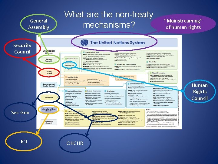 INTERNATIONAL HUMAN RIGHTS MECHANISMS TREATY AND NONTREATY MECHANISMS