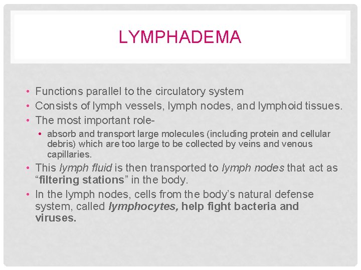 LYMPHADEMA PAMELA J SCHLEMBACH MD MD ANDERSON CANCER