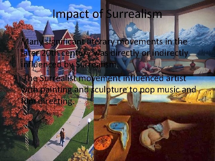 Surrealism Brianna Fogarty Surrealism Definition A style of