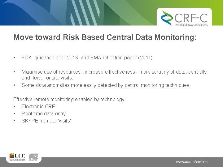 Monitoring and Auditing Dr Ruben E Keane Trinity