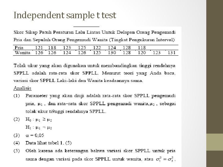 METODOLOGI PENELITIAN Analisa Data Kuantitatif Distribusi Frekuensi ...